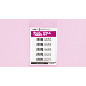 Mnemonica Cheat Sheet by Magic Trick Stickers - Trick